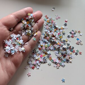 Tiny Stars Confetti, 1/4 Confetti for Pocket Letters, Shaker Cards ...