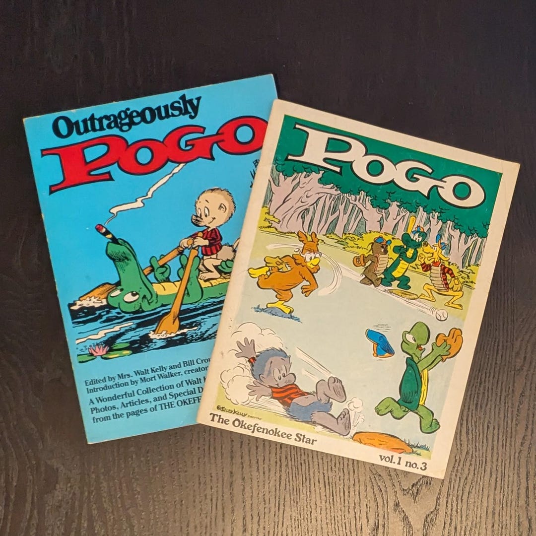Vintage Pair of POGO Books Pogo Vol. 1 No. 3 1970s and Outrageously ...