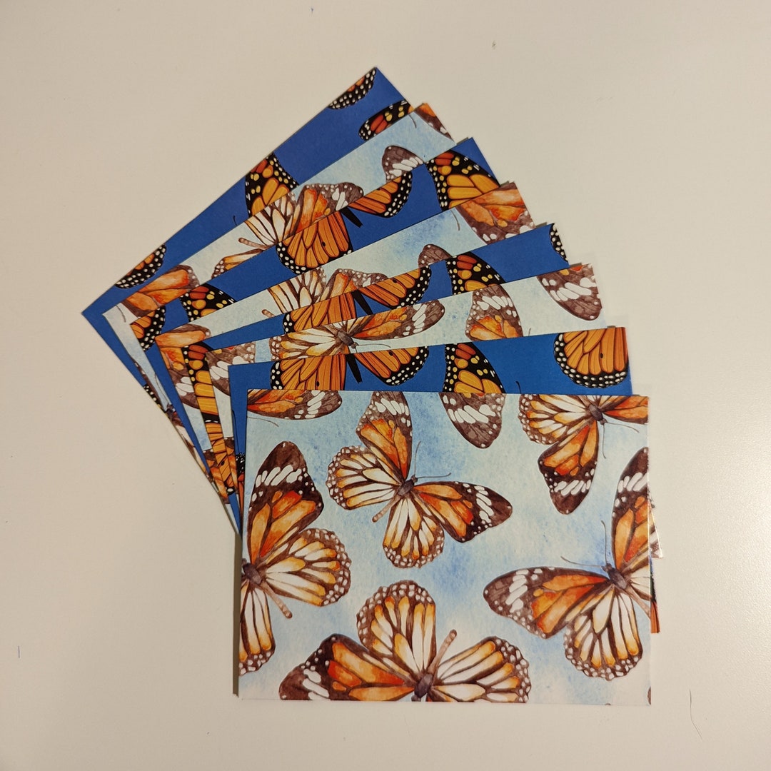 A2 Monarch Butterfly Envelopes, Set of 8, Perfect for Sending Beautiful ...