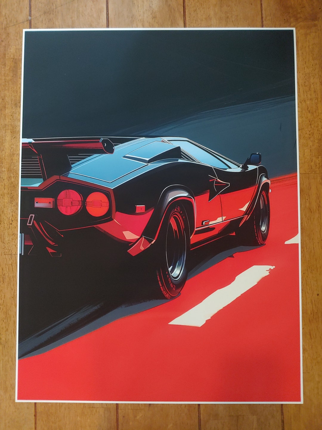 Lamborghini Countach Poster 18x24in - Etsy