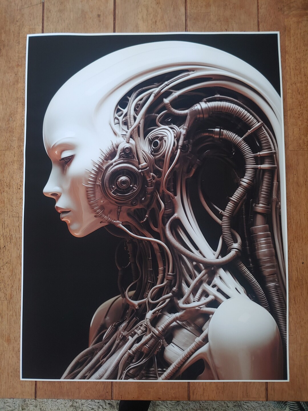 Biomechanical Creature HR Giger Style Poster 18x24in - Etsy