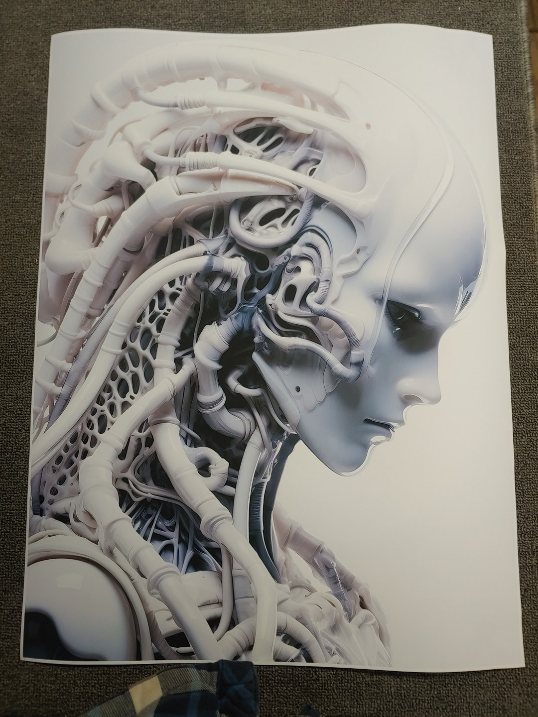 Biomechanical Creature HR Giger Style Poster 18x24in - Etsy