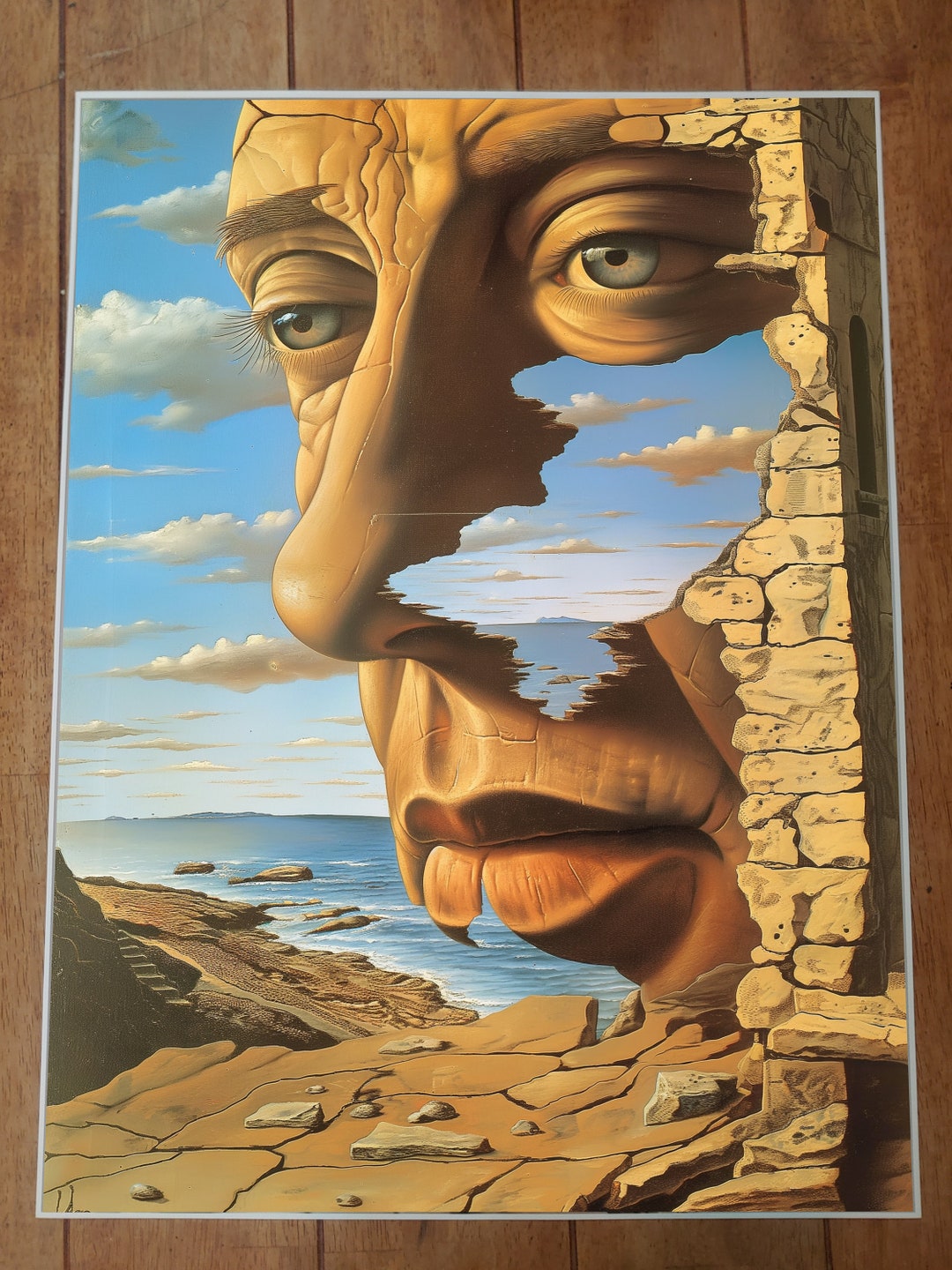 Optical Illusion Art Dali Inspired Poster 18x24in - Etsy