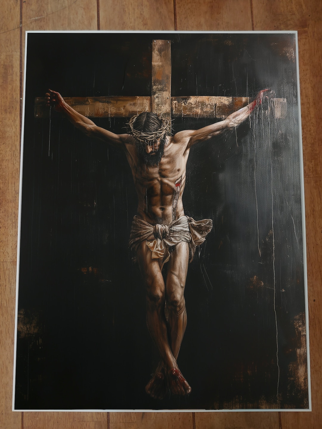 Jesus on the Cross Crucifixion Poster 18x24in - Etsy