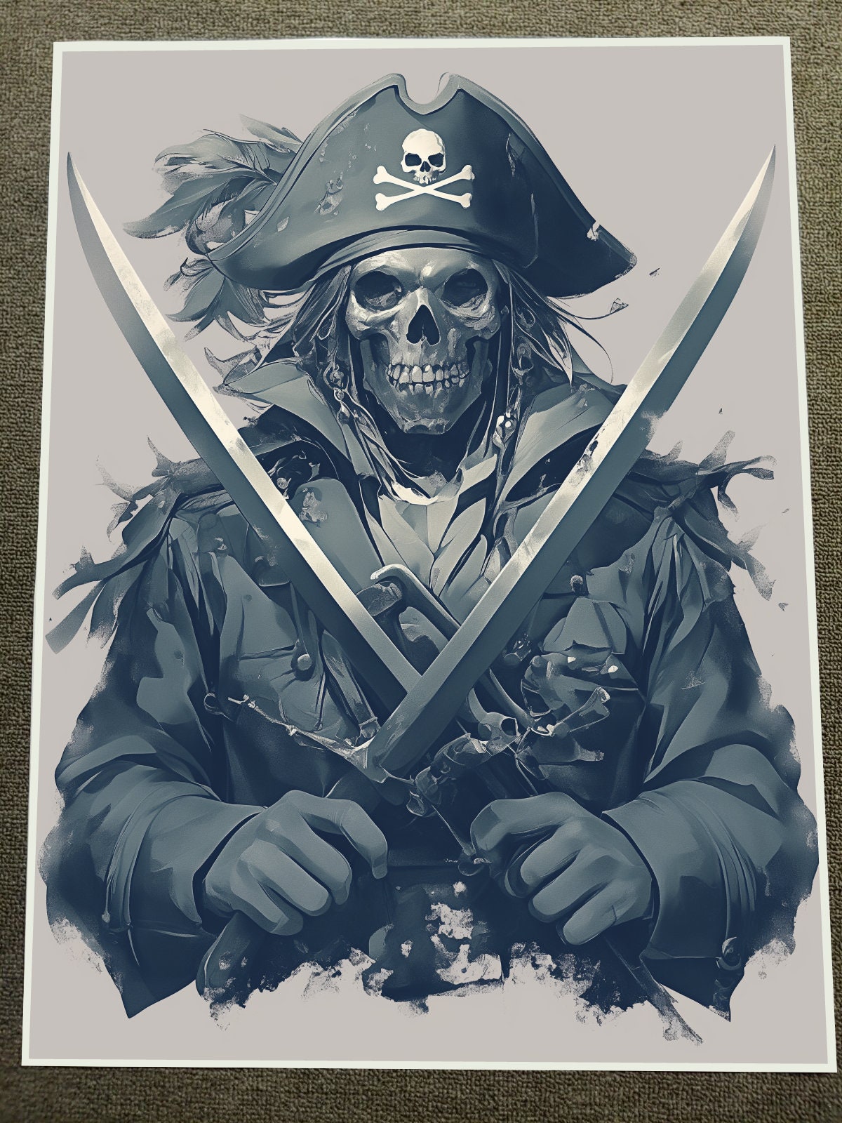 Pirate Skeleton Art