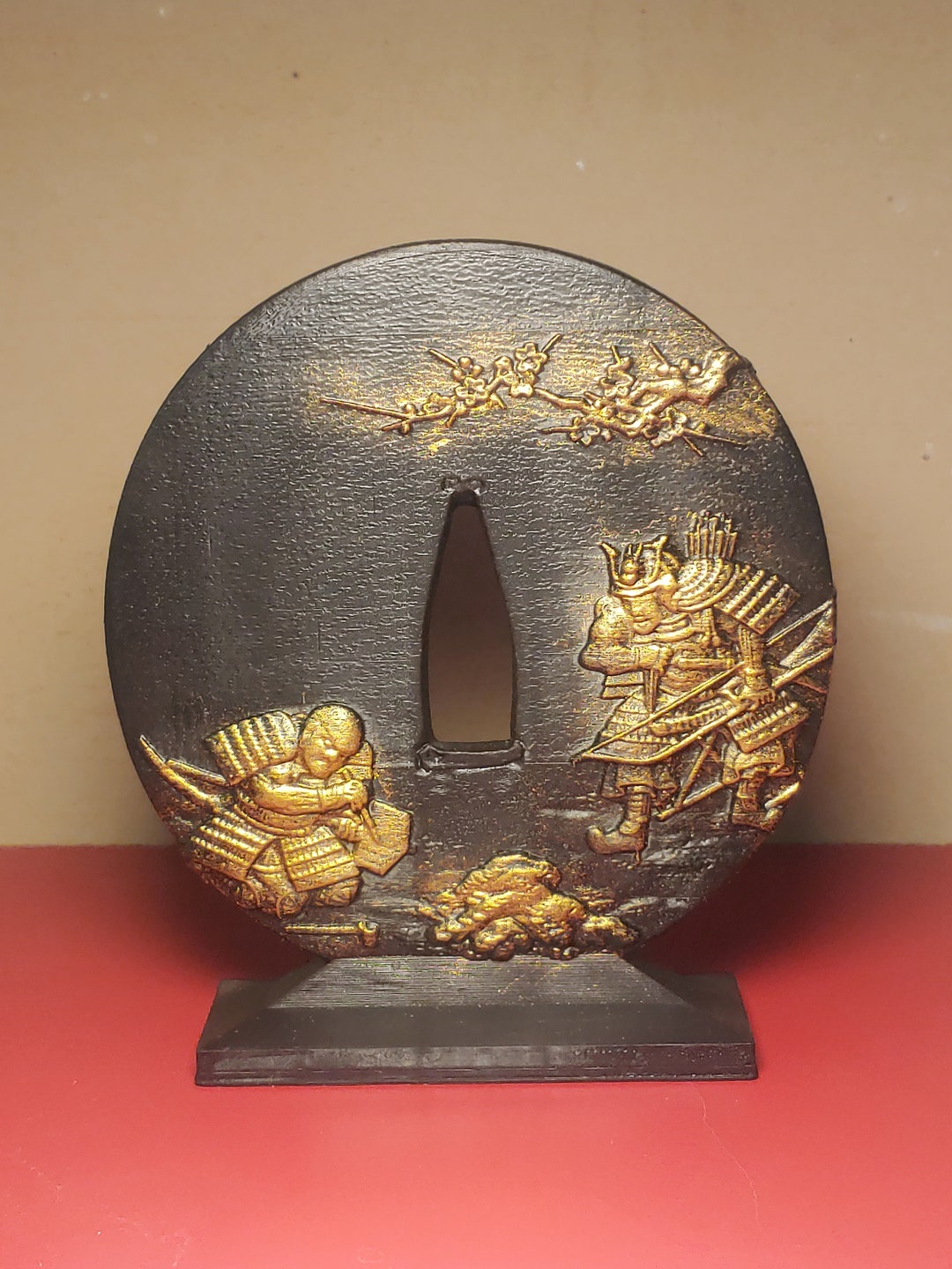 Japanese Samurai Ornamental Plate Replica - Etsy