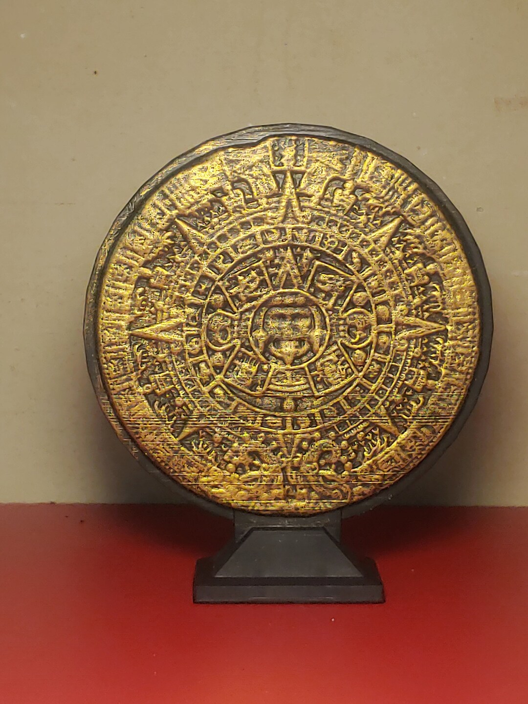 Aztec Mayan Calender Statue Replica - Etsy
