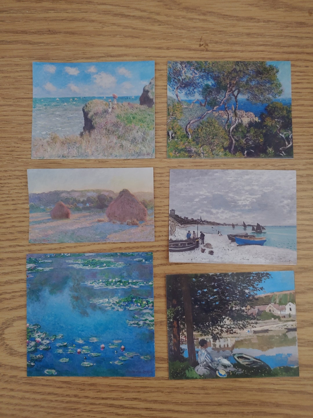 Monet Sticker Pack 6pcs - Etsy