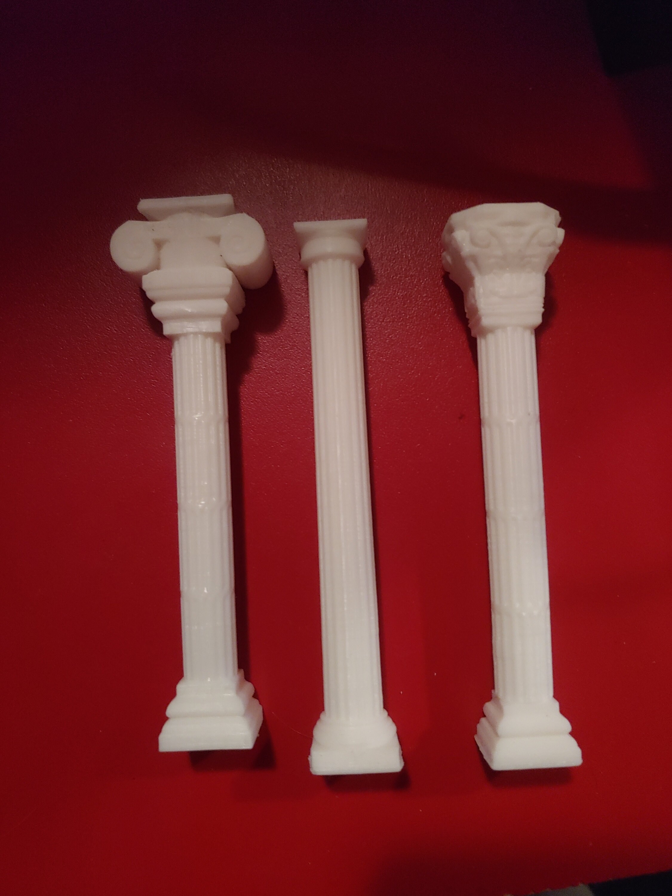 Greek Column 3 Pack Ionic Doric & Corinthian - Etsy