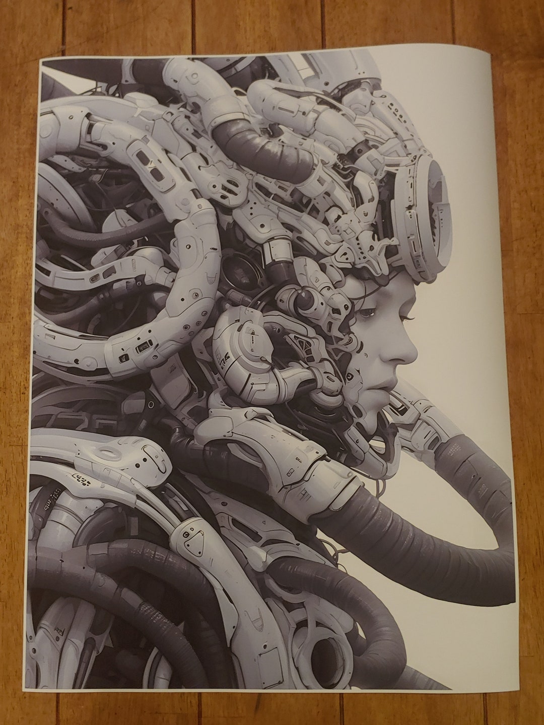 Biomechanical Creature HR Giger Style Poster 18x24in - Etsy