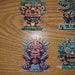 Aztec Character Sticker Pack Animated Aztec Gods 6 Pieces Free Shipping ...