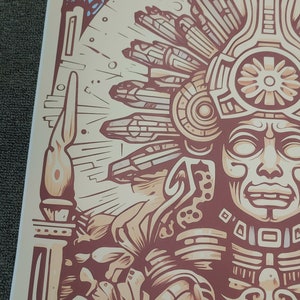 Aztec Shaman Poster - Etsy