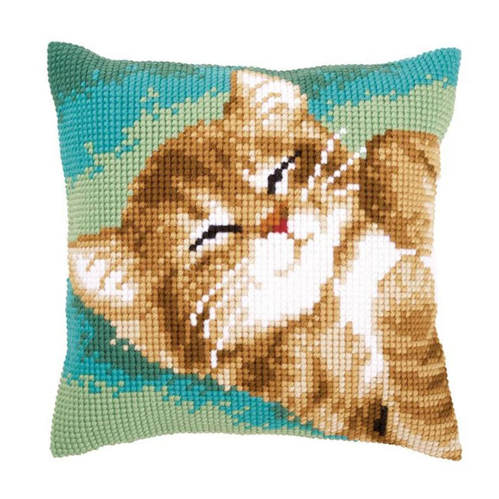 Latch Hook Kit Animal Cat Pattern Pillowcase - Etsy
