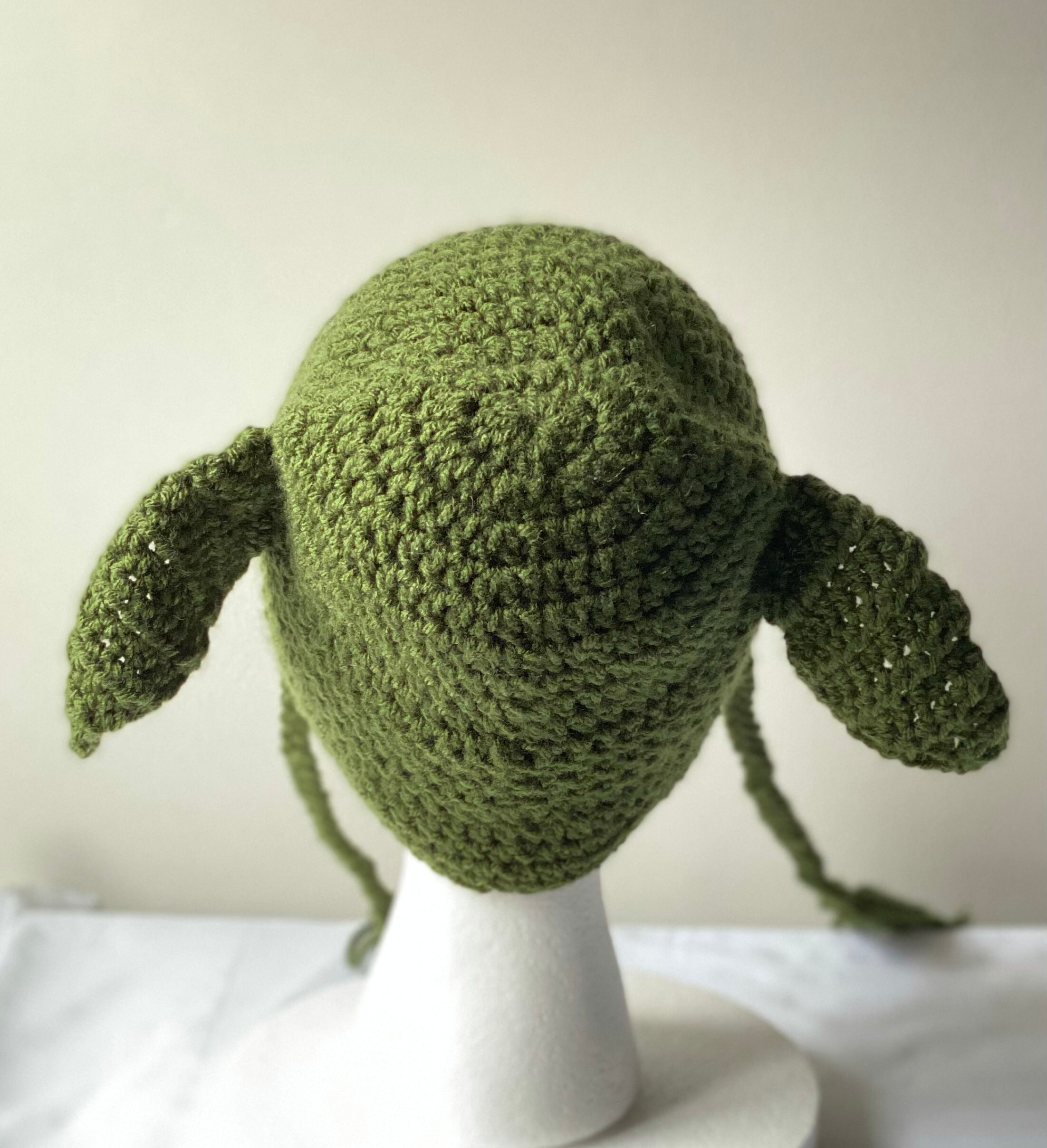 Handmade Adult Baby Yoda Hat; Adult Baby Yoda Beanie - Etsy