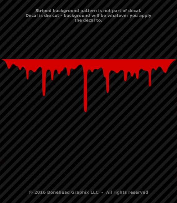 Dripping Decal Blood Slime Paint Ink Decal for - Etsy