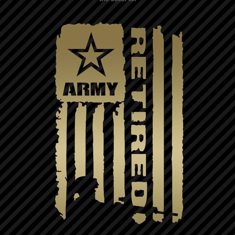 Us Army Retired Svg - Etsy