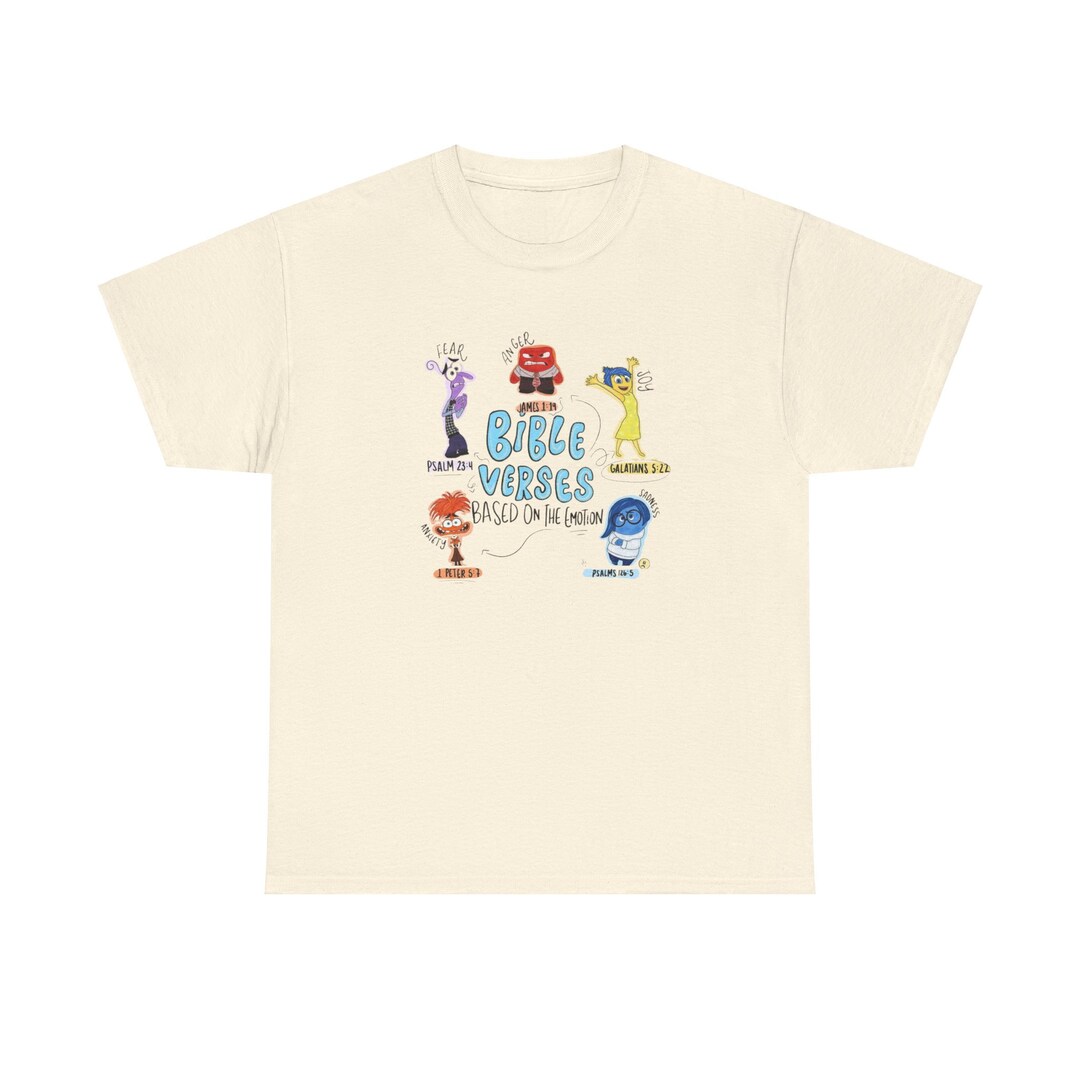 Bible Verses Based on Emotions, Disney God Says, Disney Christian Shirt ...