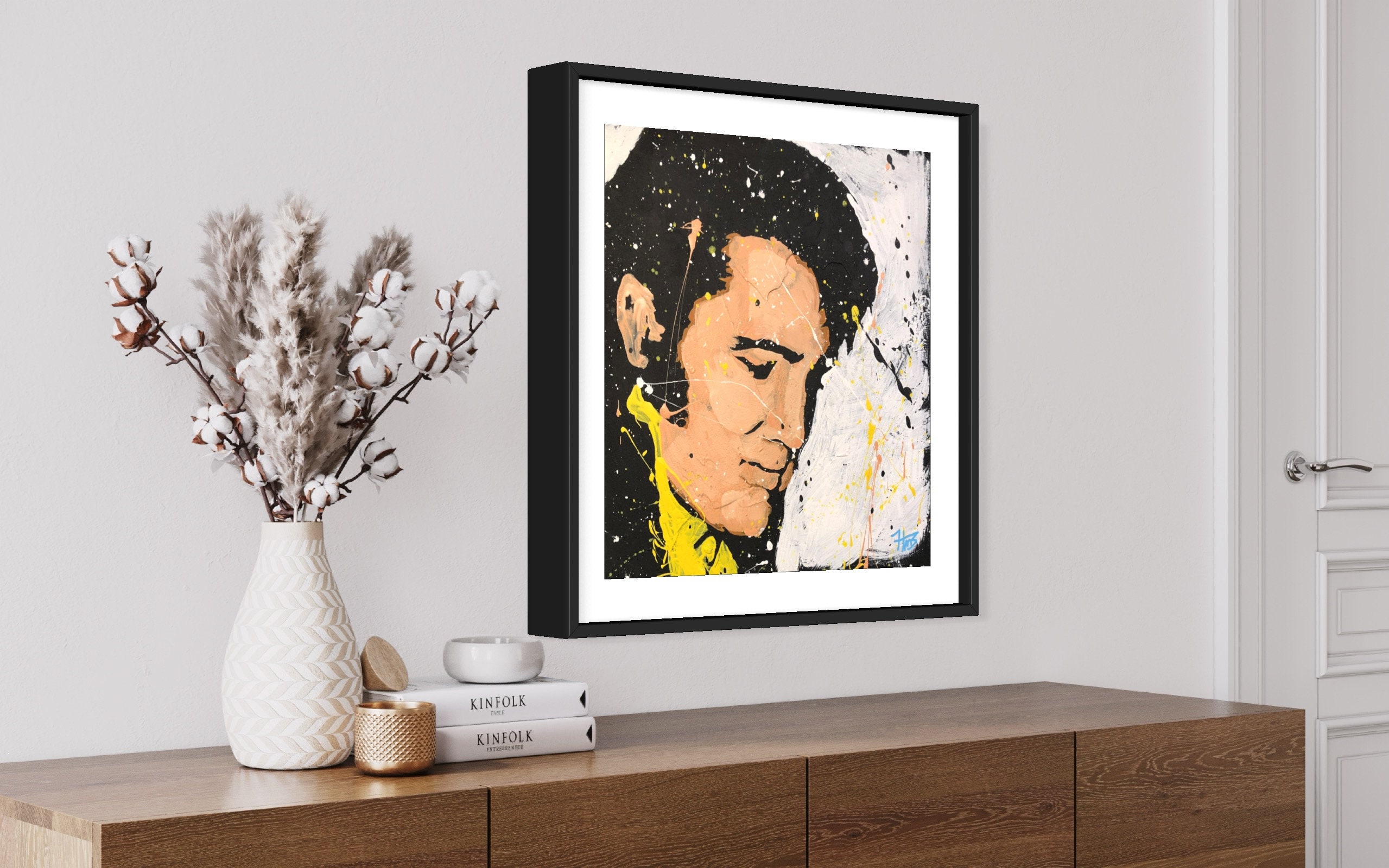 Elvis Pop Art Portrait Digital Download Printable Wall Art - Etsy
