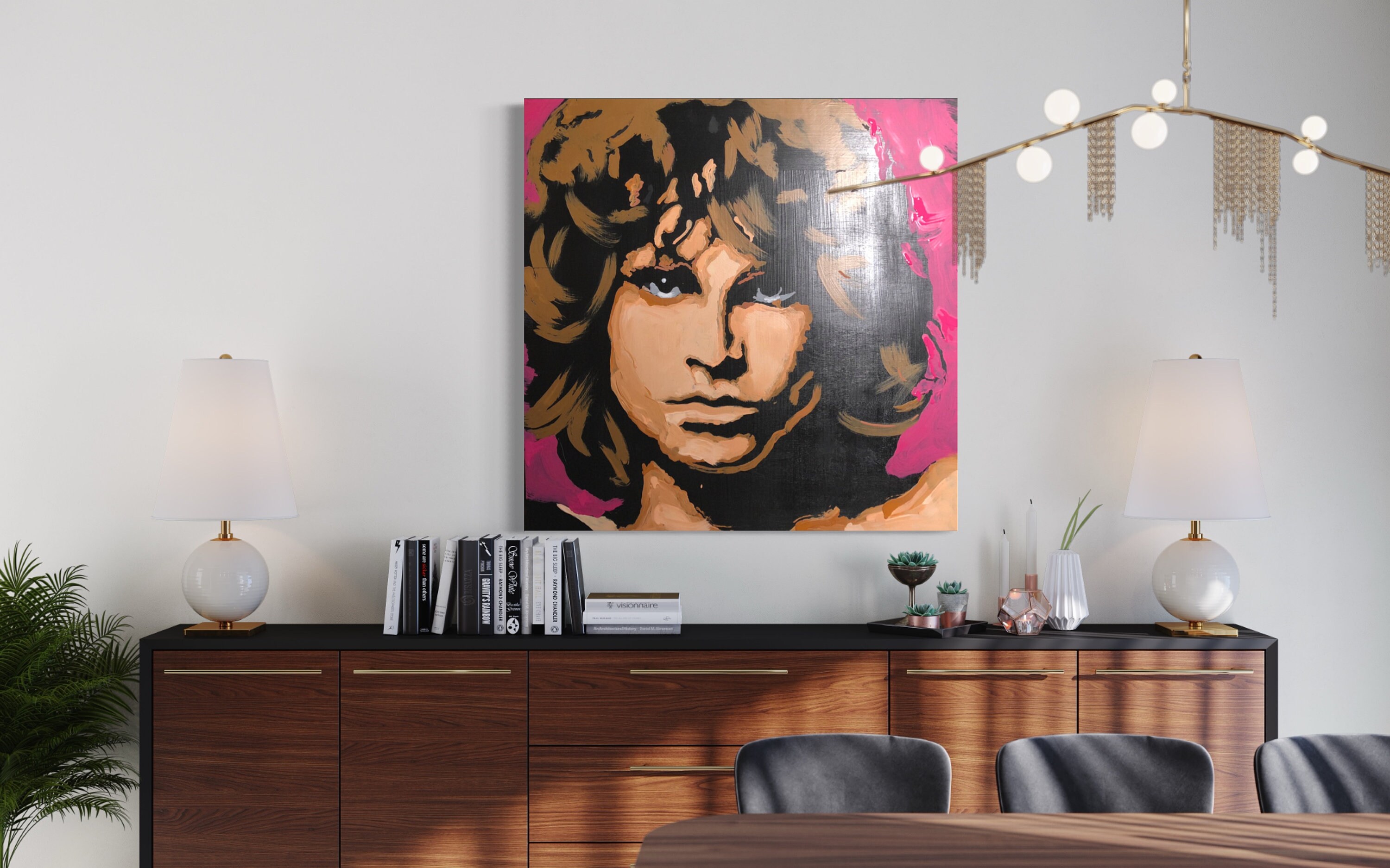Jim Morrison Pop Art Portrait - Digital Download - Printable Wall Art ...