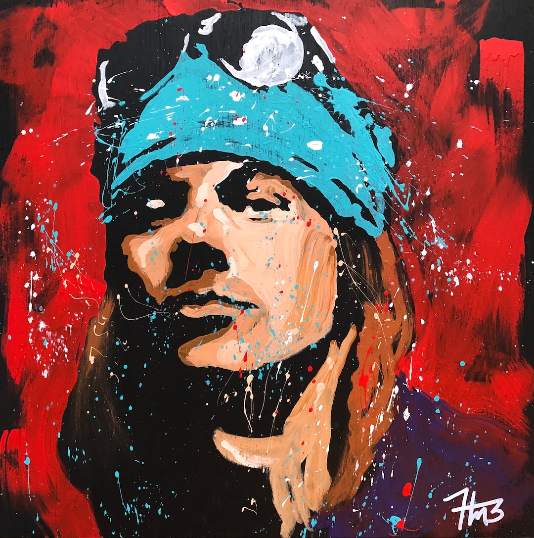 Axl Rose Pop Art Portrait - Digital Download - Printable Wall Art - Etsy