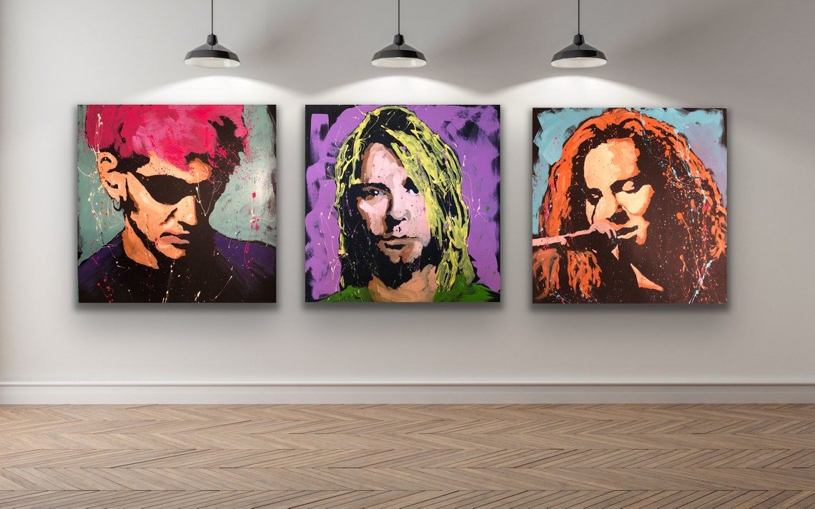 Layne Staley Portrait Print Canvas - Etsy