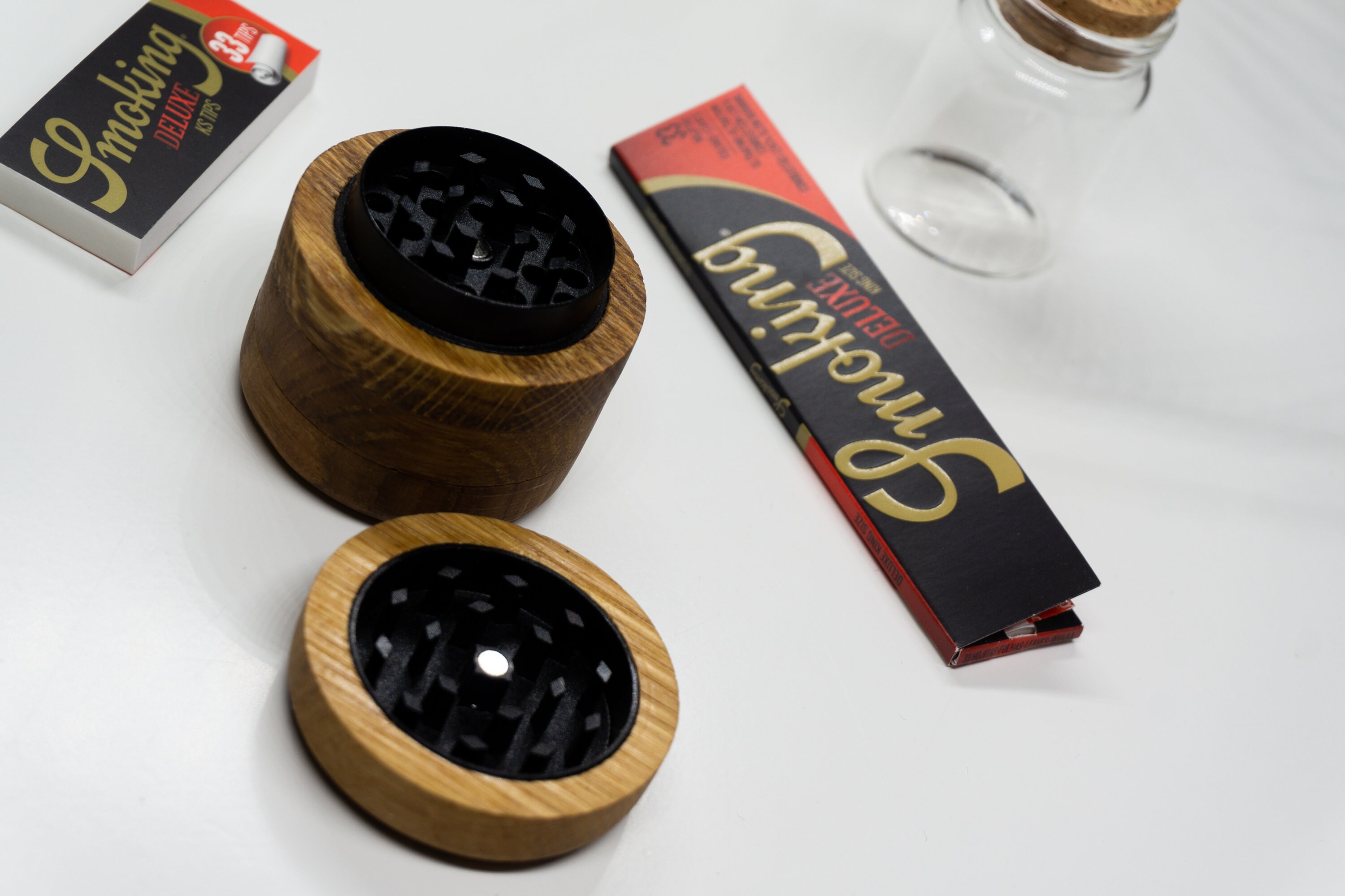 Tobacciana Oak Wood Best Gift HandMade Wooden Herb Grinder Life Tree ...