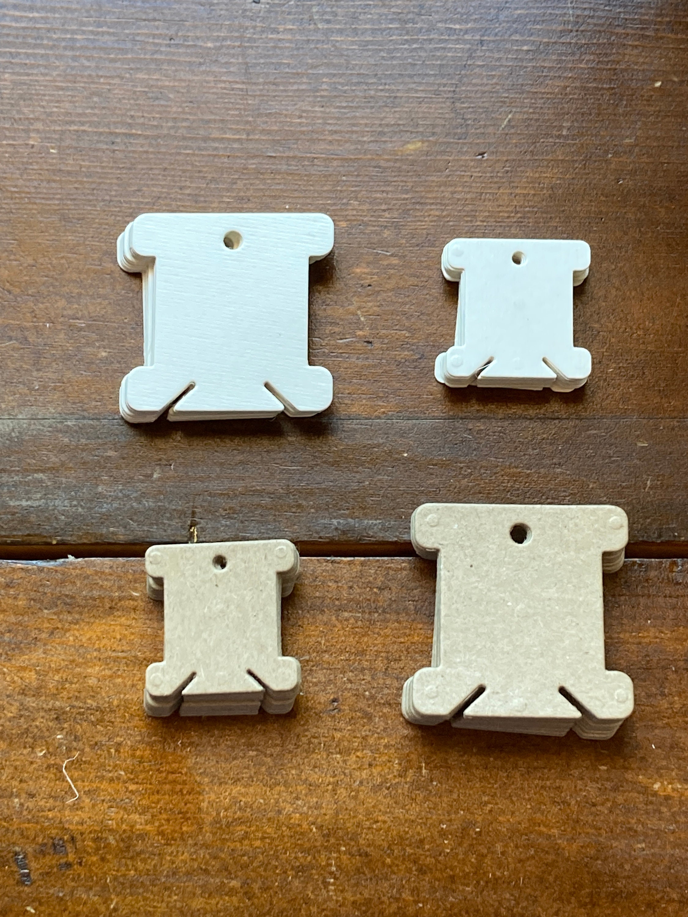 Floss Cards, Spool Cards, Embroidery Thread Cards, 30 Floss Kraft Cards ...