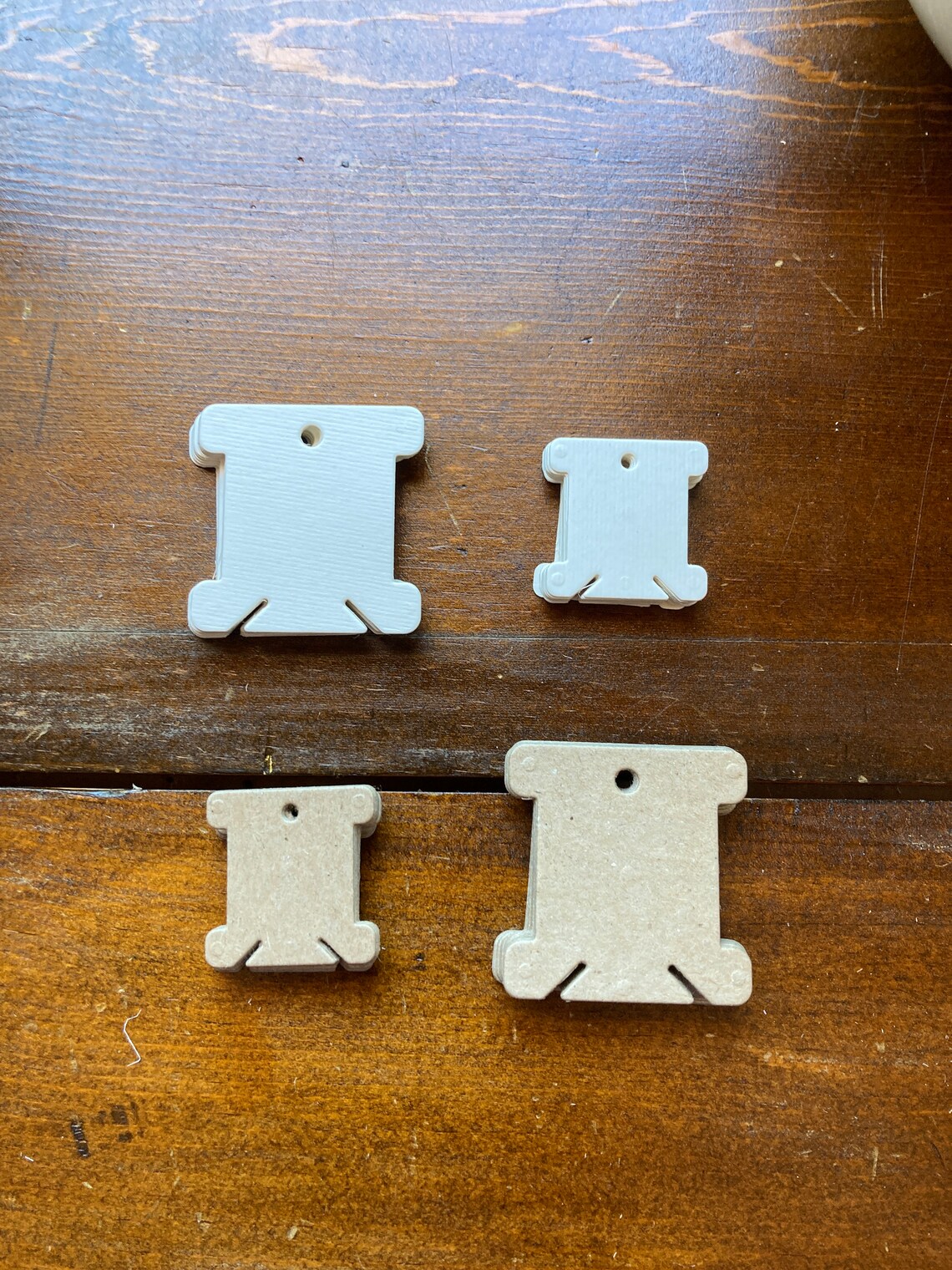 Floss Cards, Spool Cards, Embroidery Thread Cards, 30 Floss Kraft Cards ...