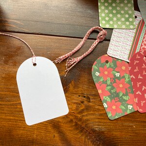 Super Jumbo Christmas Gift Tags Set of 15 Holiday Themed Present Tags ...
