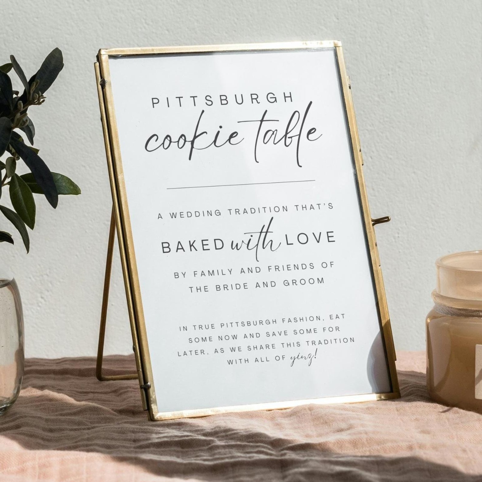 Pittsburgh Cookie Table Sign Digital Downloads – Wedding Signage - Etsy