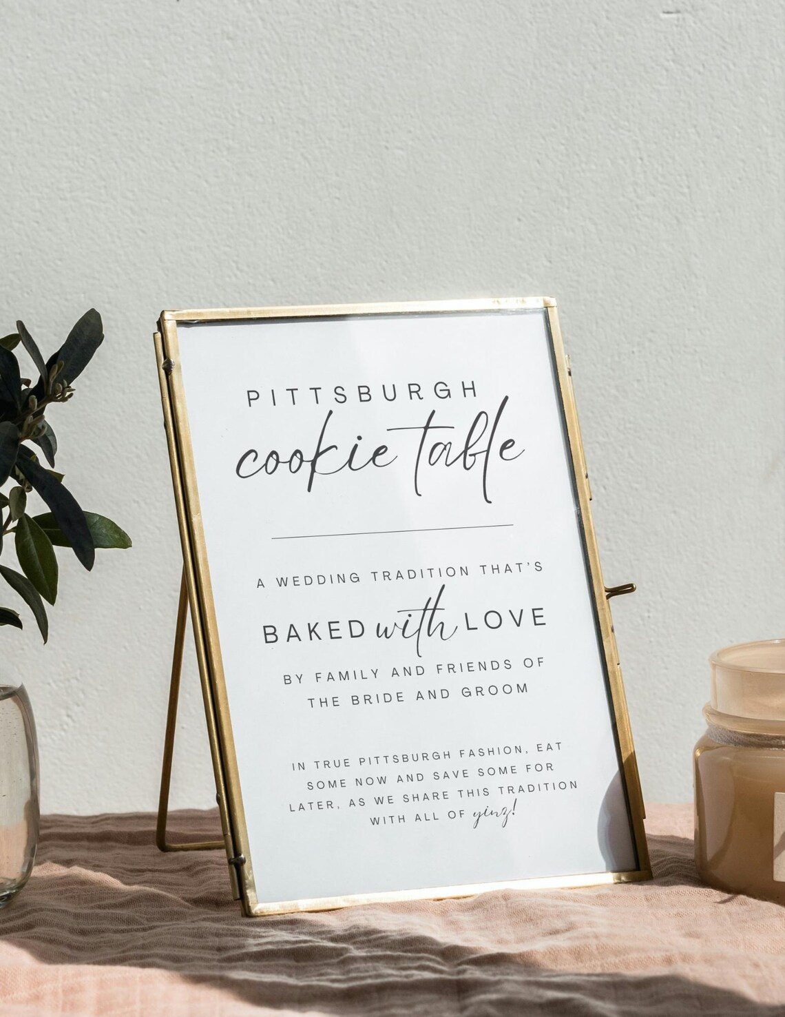 Pittsburgh Cookie Table Sign Digital Downloads Wedding Signage - Etsy