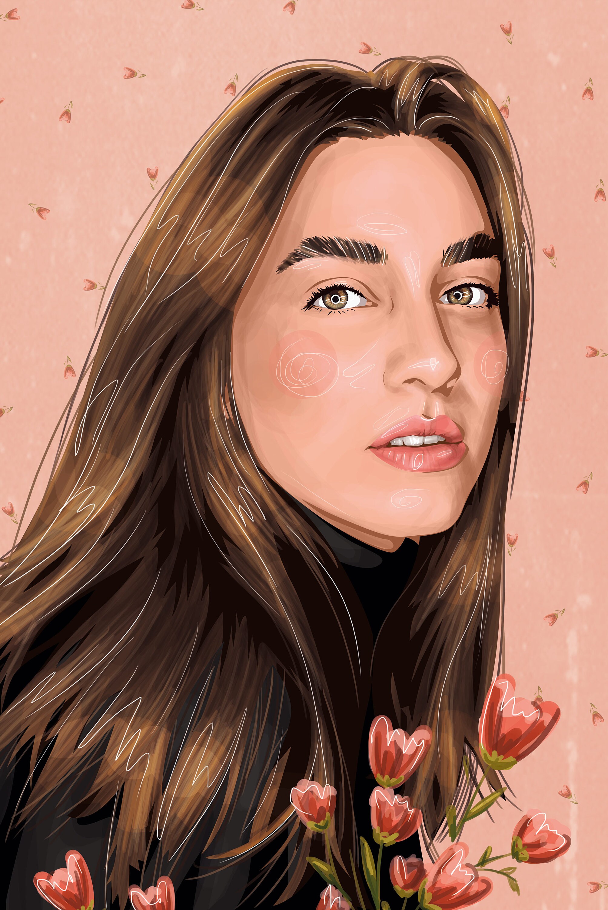 Custom Digital Portrait From Photo, Cartoon Portrait, Custom ...