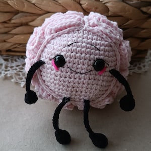 Crochet Pattern Brain Model, Amigurumi Brain, Anatomical Brain Crochet ...