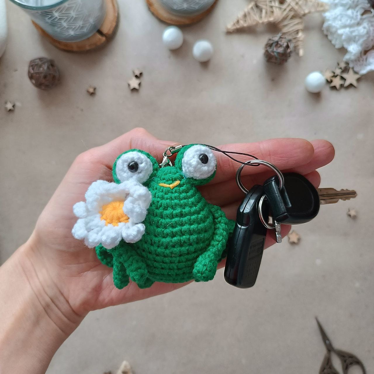 Crochet Pattern Frog Keychain, Amigurumi Pattern Frog, Crochet Pattern ...
