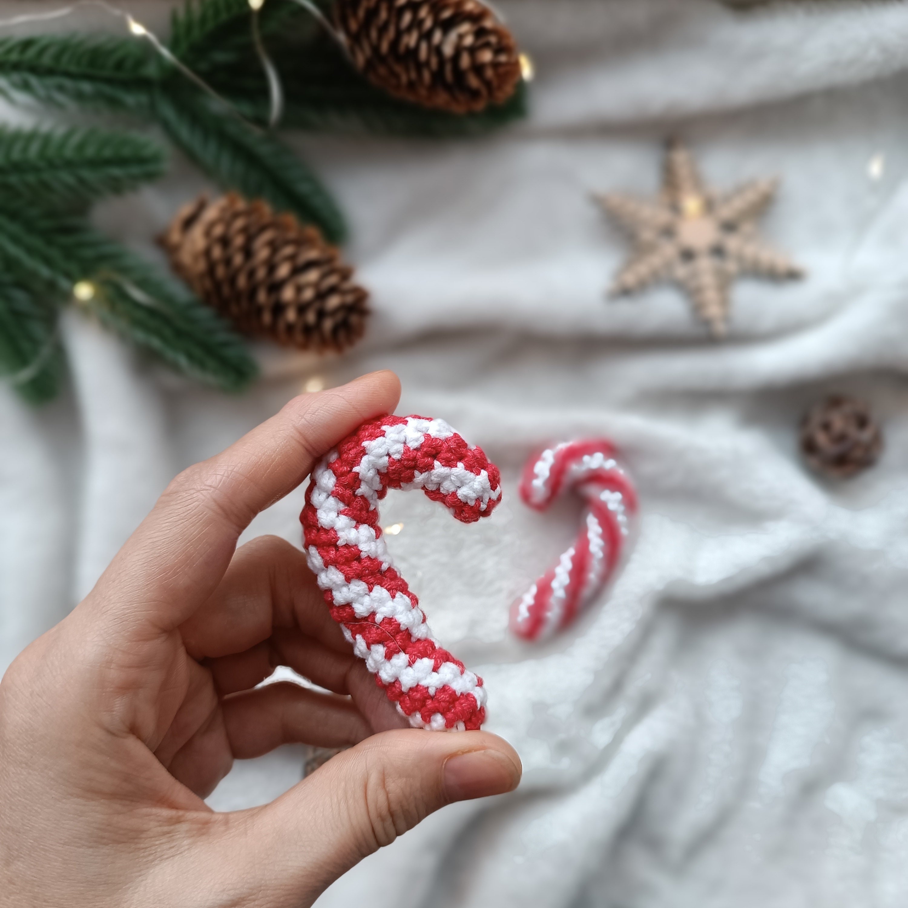 Crochet Pattern Candy Cane Pdf Amigurumi Pattern Candy Cane Etsy