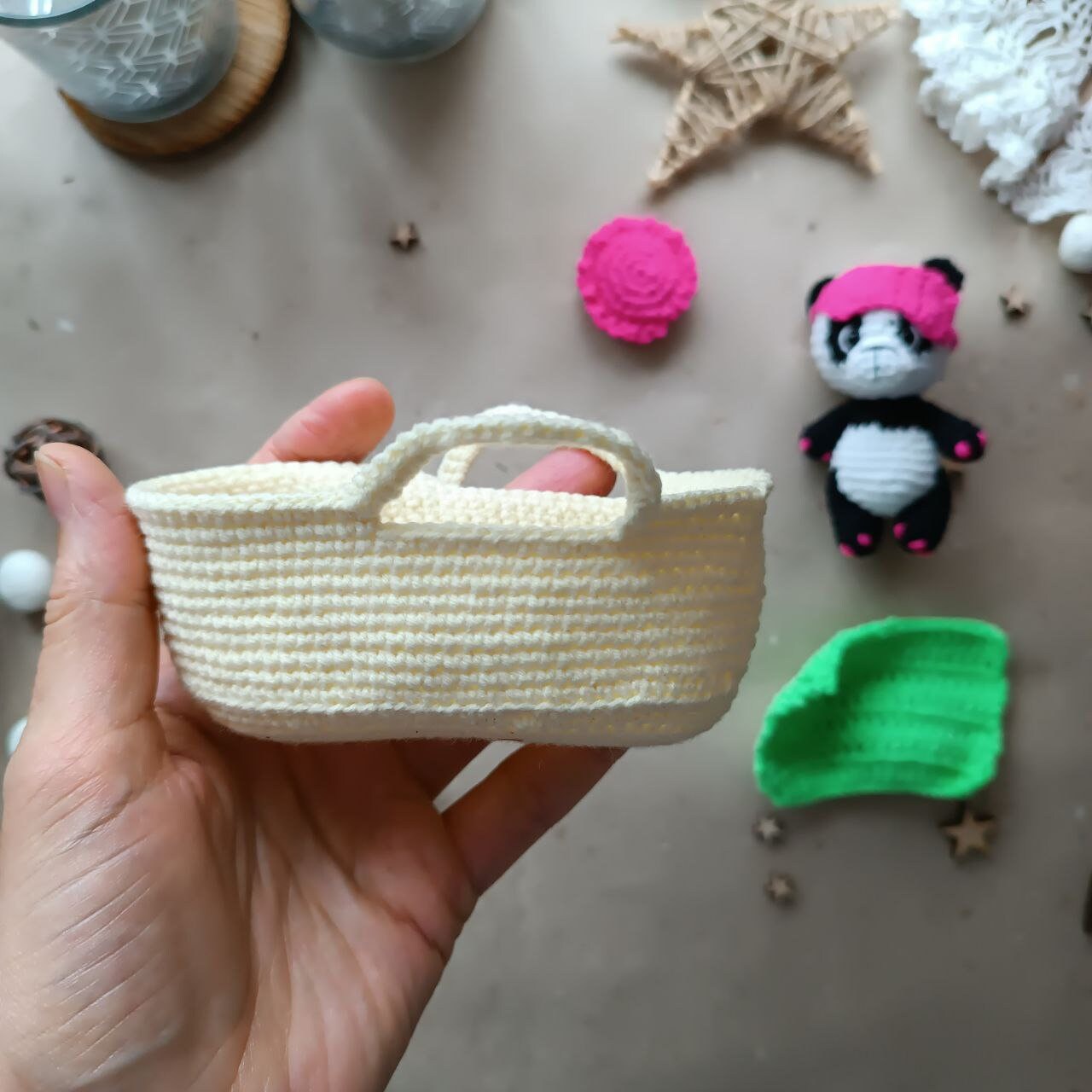 Crochet Pattern Miniature Panda, Amigurumi Crochet Pattern, Crochet Toy ...