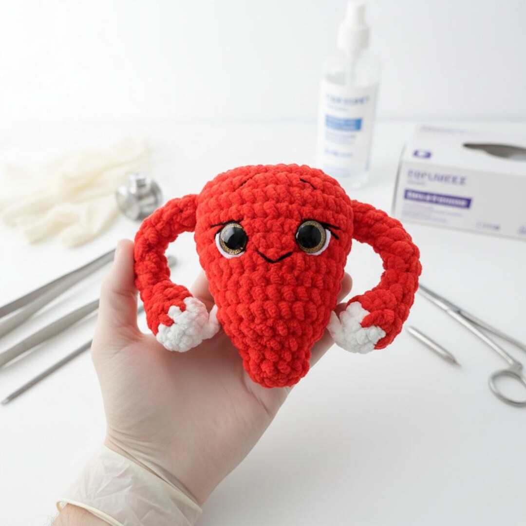 Plush Uterus | Anatomical Plush Organ | Anatomical Gift for ...