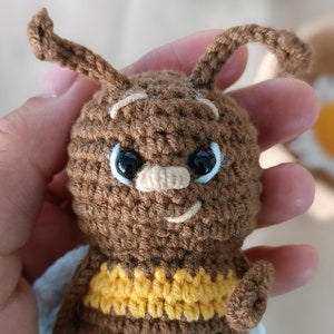 Crochet Pattern Bee With Bed, Pillow and Blanket, Amigurumi Pattern Bee ...