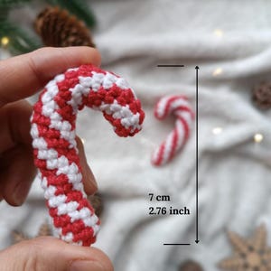 Crochet Pattern Candy Cane, PDF Amigurumi PATTERN Candy Cane - Etsy