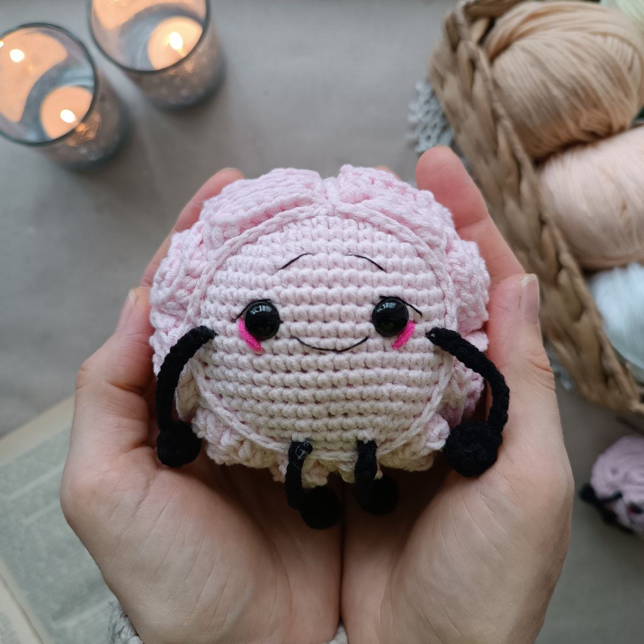 Crochet Pattern Brain Model, Amigurumi Brain, Anatomical Brain Crochet ...