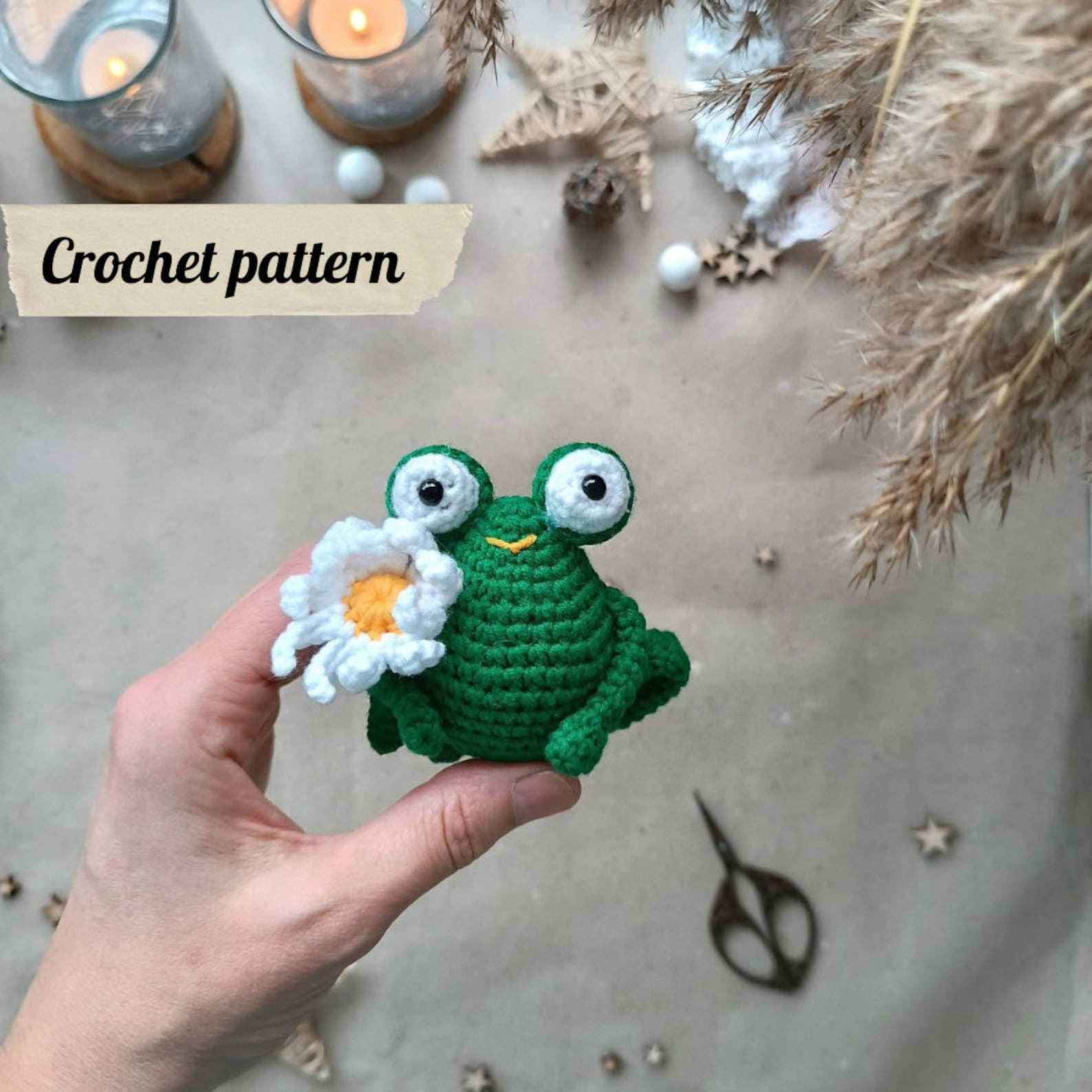 Crochet Pattern Frog Keychain, Amigurumi Pattern Frog, Crochet Pattern ...