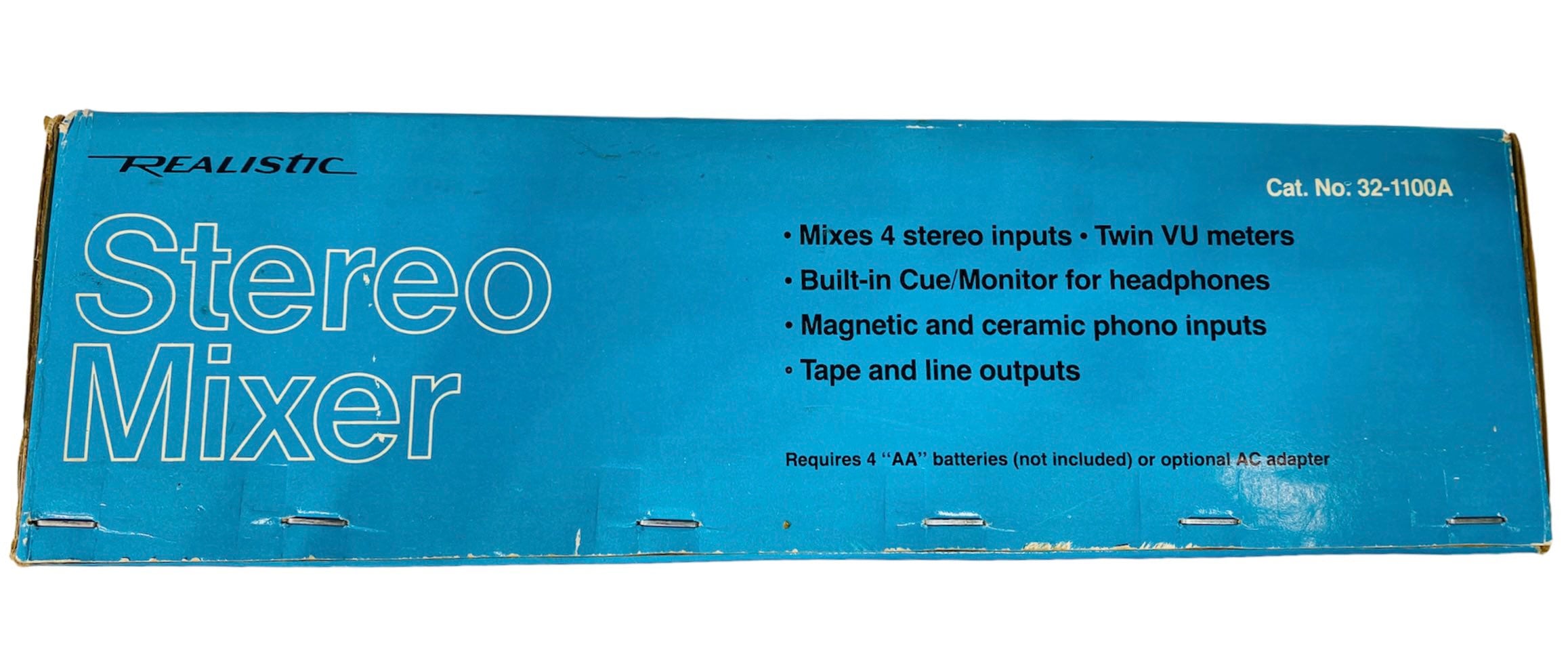 Realistic Stereo Mixer Cat No 32-1100A for Tape Deck, Microphone, and ...