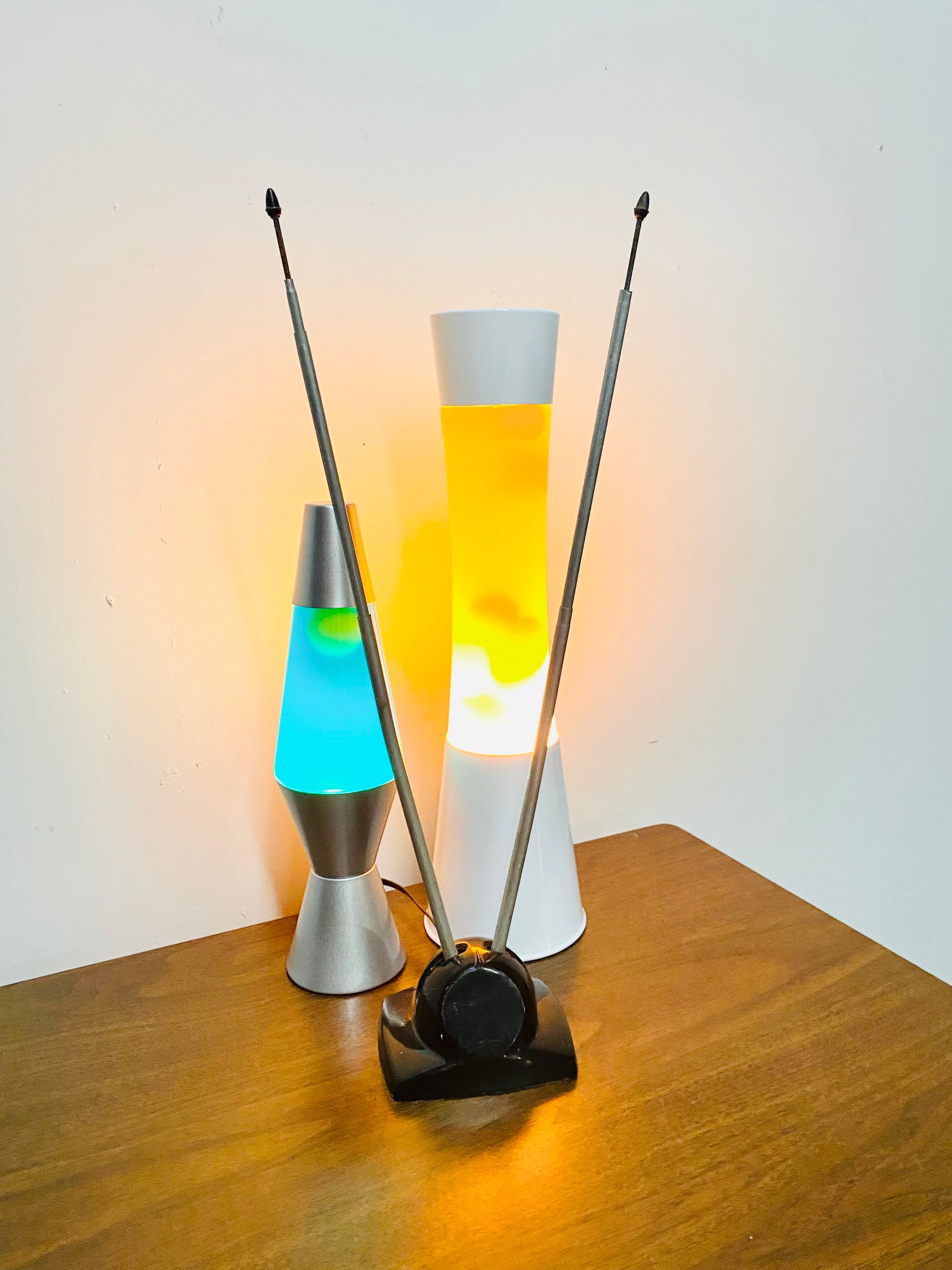 Retro TV Antenna With Expanding Rabbit Ears, MCM Television Antenna ...