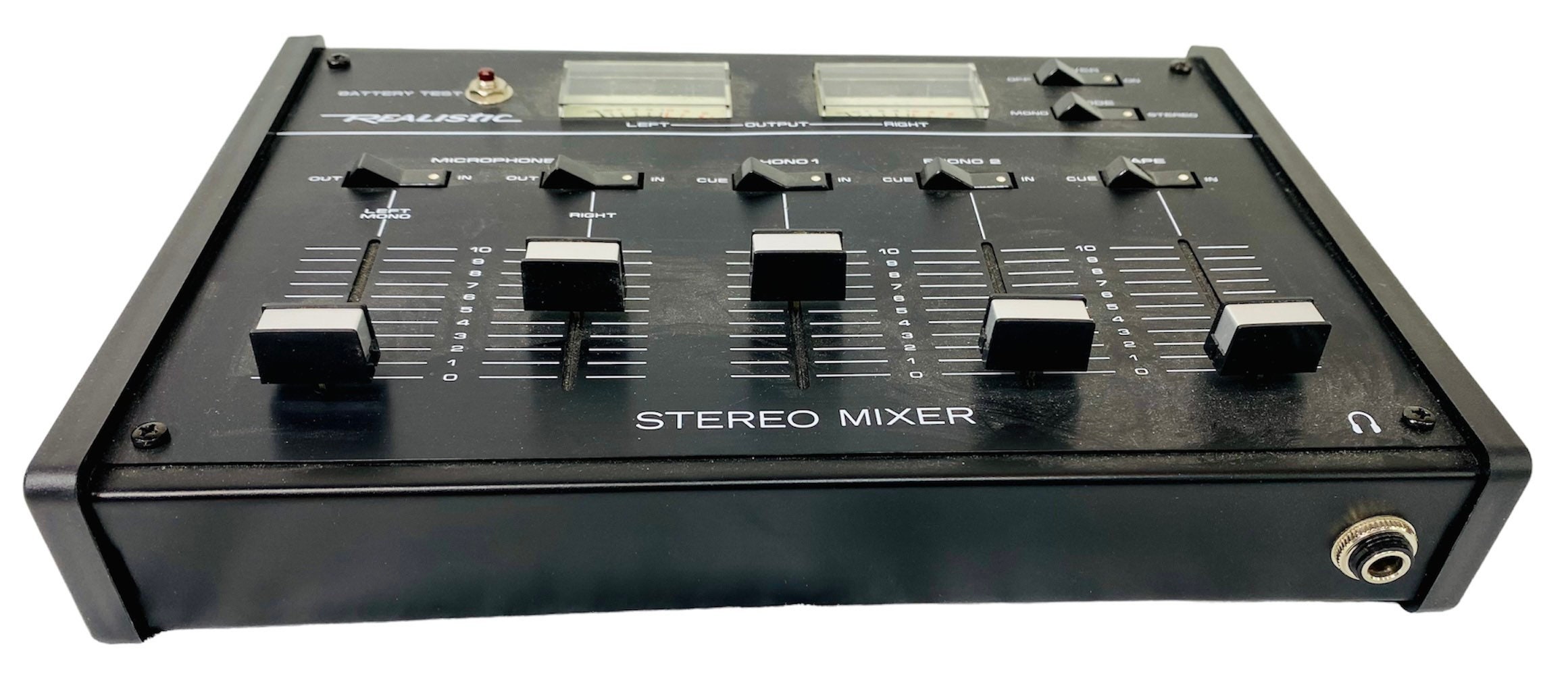 Realistic Stereo Mixer Cat No 32-1100A for Tape Deck, Microphone, and ...