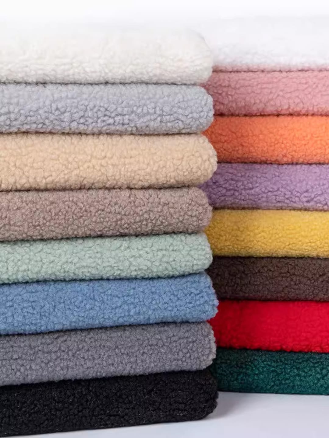 Warm Lamb Wool Fabric, Sherpa Fabric, Lamb Faux Fur, Winter Fabric ...