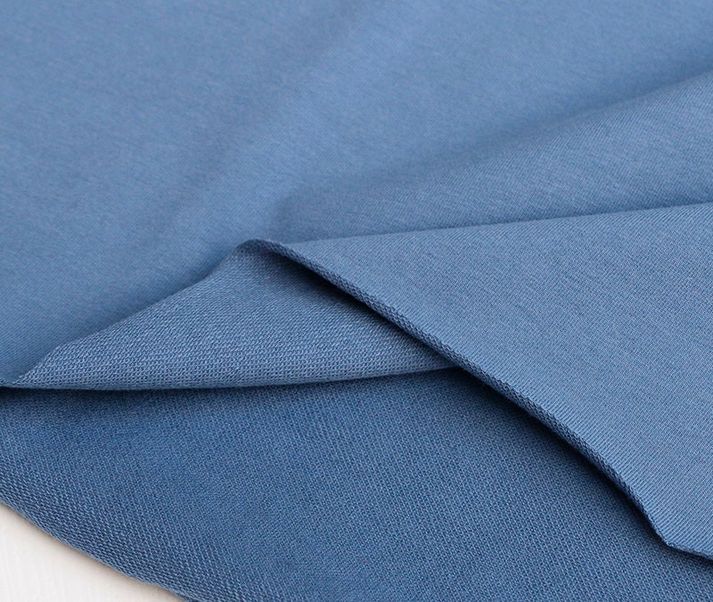 Sweatshirt fabric Cotton Knit Fabric Knitted Fabric Jersey | Etsy
