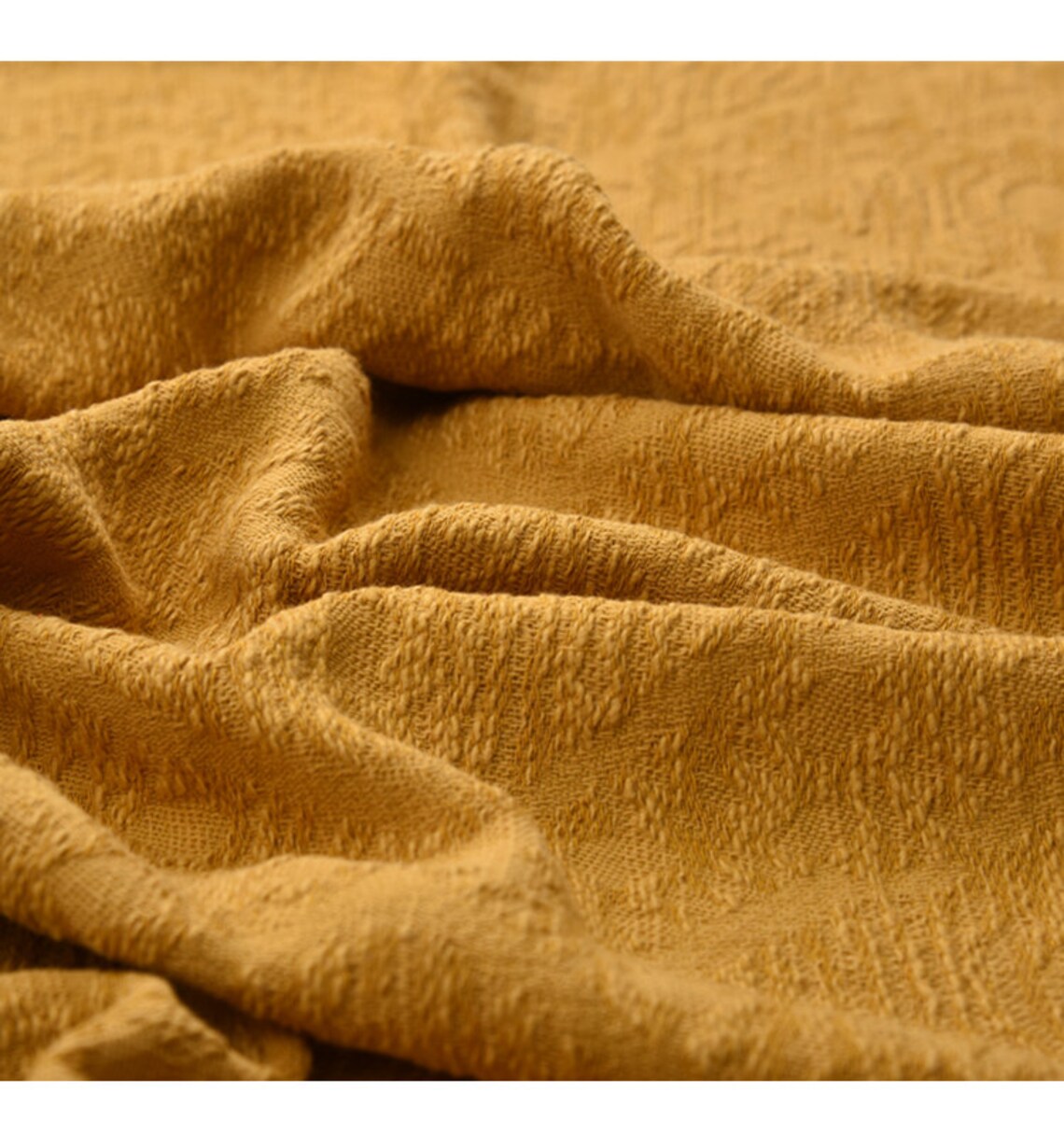 Natural Linen Fabric Cotton Flax Linen Fabric Jacquard | Etsy