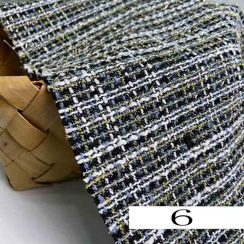 Boucle Fabric, Tweed Fabric, Woven Fabric,colorful Glitter Tweed Fabric, Boucle Stoff, Check ...