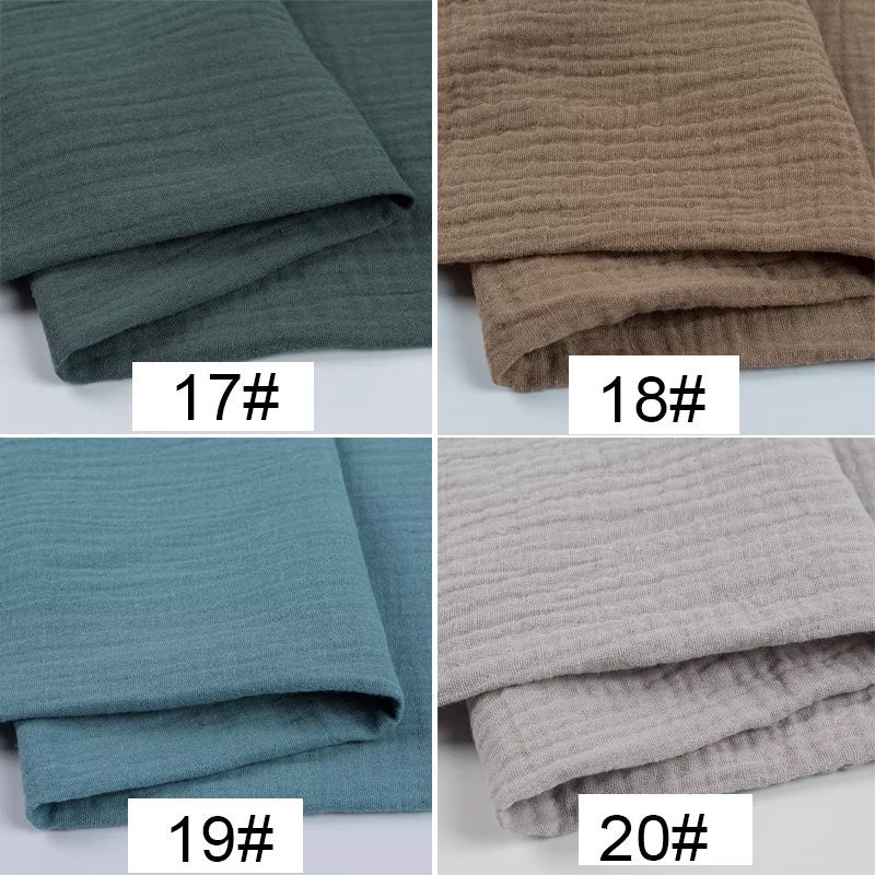 Cotton Double-layer Gauze Fabric, Pure Cotton Fabric, Gauze Muslin ...