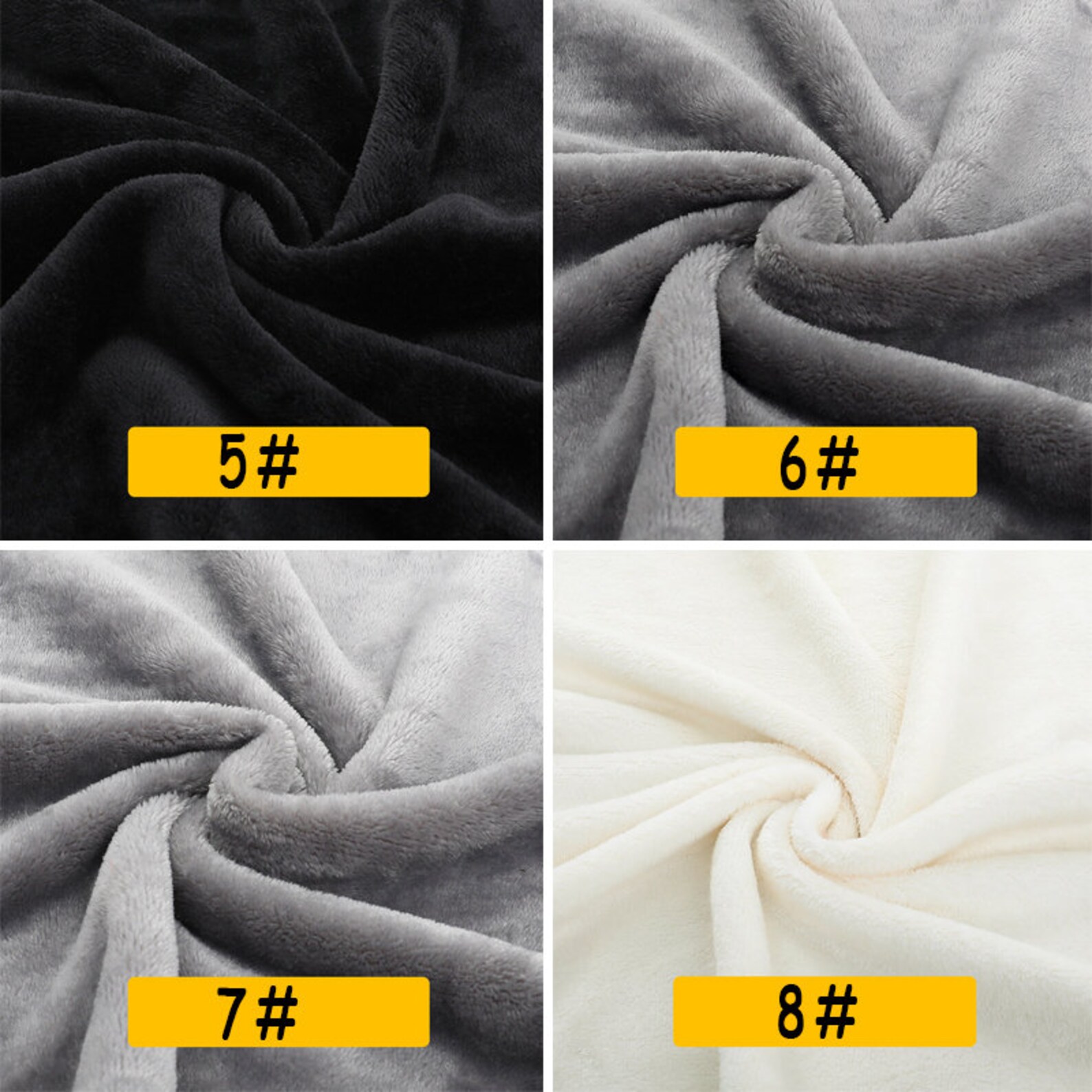 Solid Color Flannel Fabric Double-sided Flannel Fabric Thick - Etsy